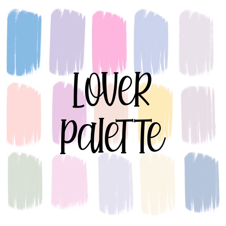 The Lover Color Palette - Etsy