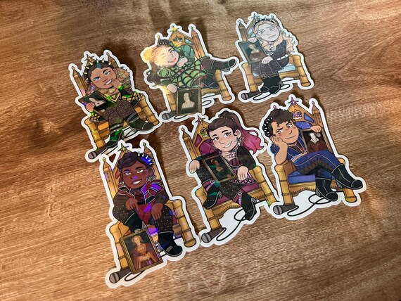 Six the Musical Sticker Pack 6pc - Etsy