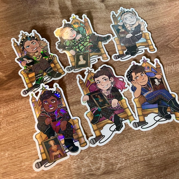 Six the Musical Stickers - Etsy