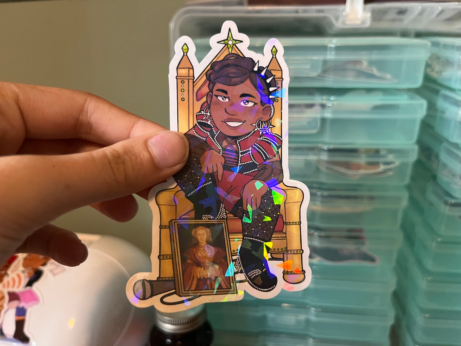 Six the Musical Sticker Pack 6pc - Etsy