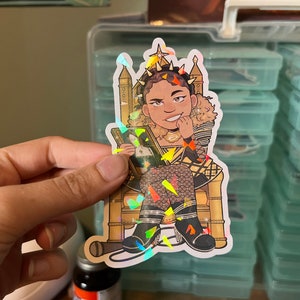 Six the Musical Sticker Pack 6pc - Etsy