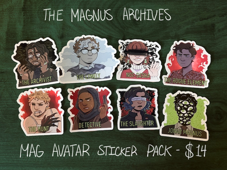 The Magnus Archives Sticker Pack - Etsy