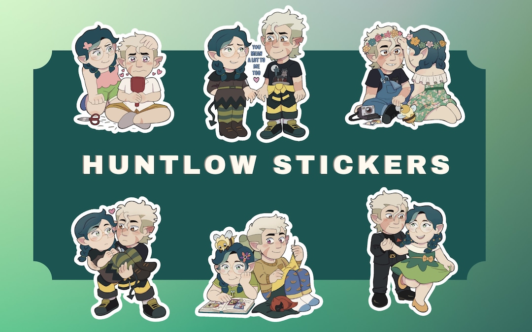 Huntlow Sticker Pack (6pc) - Etsy