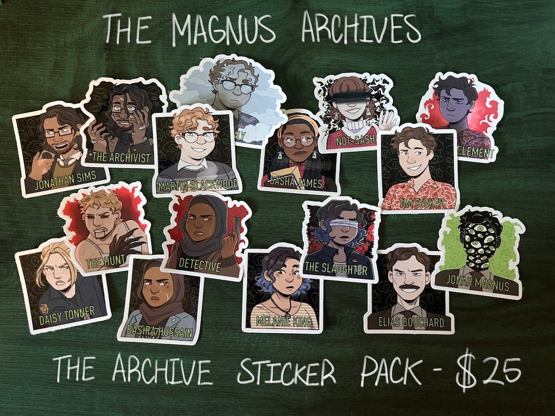 The Magnus Archives Sticker Pack - Etsy