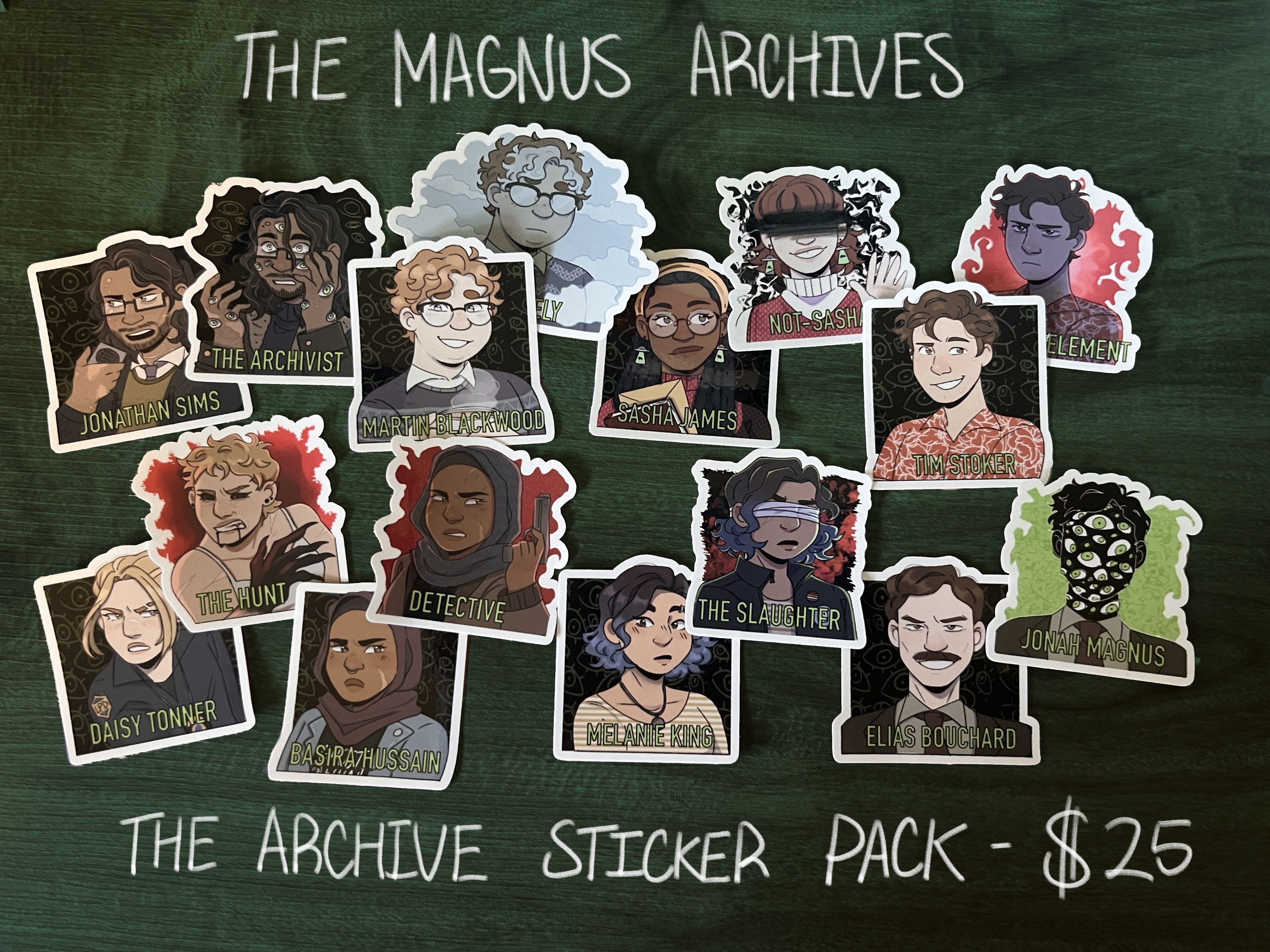 The Magnus Archives Sticker Pack - Etsy UK