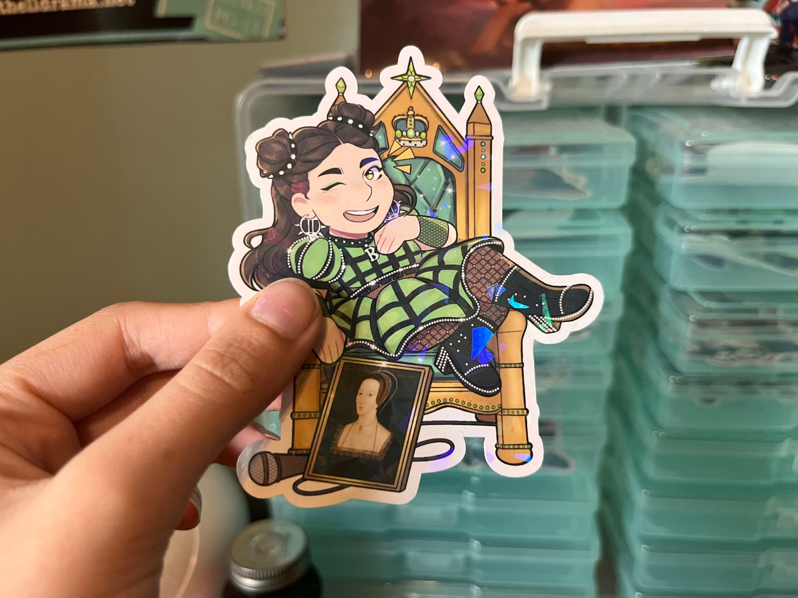 Six the Musical Sticker Pack 6pc - Etsy