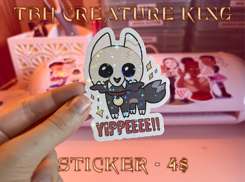 TBH Creature King Sticker - Etsy