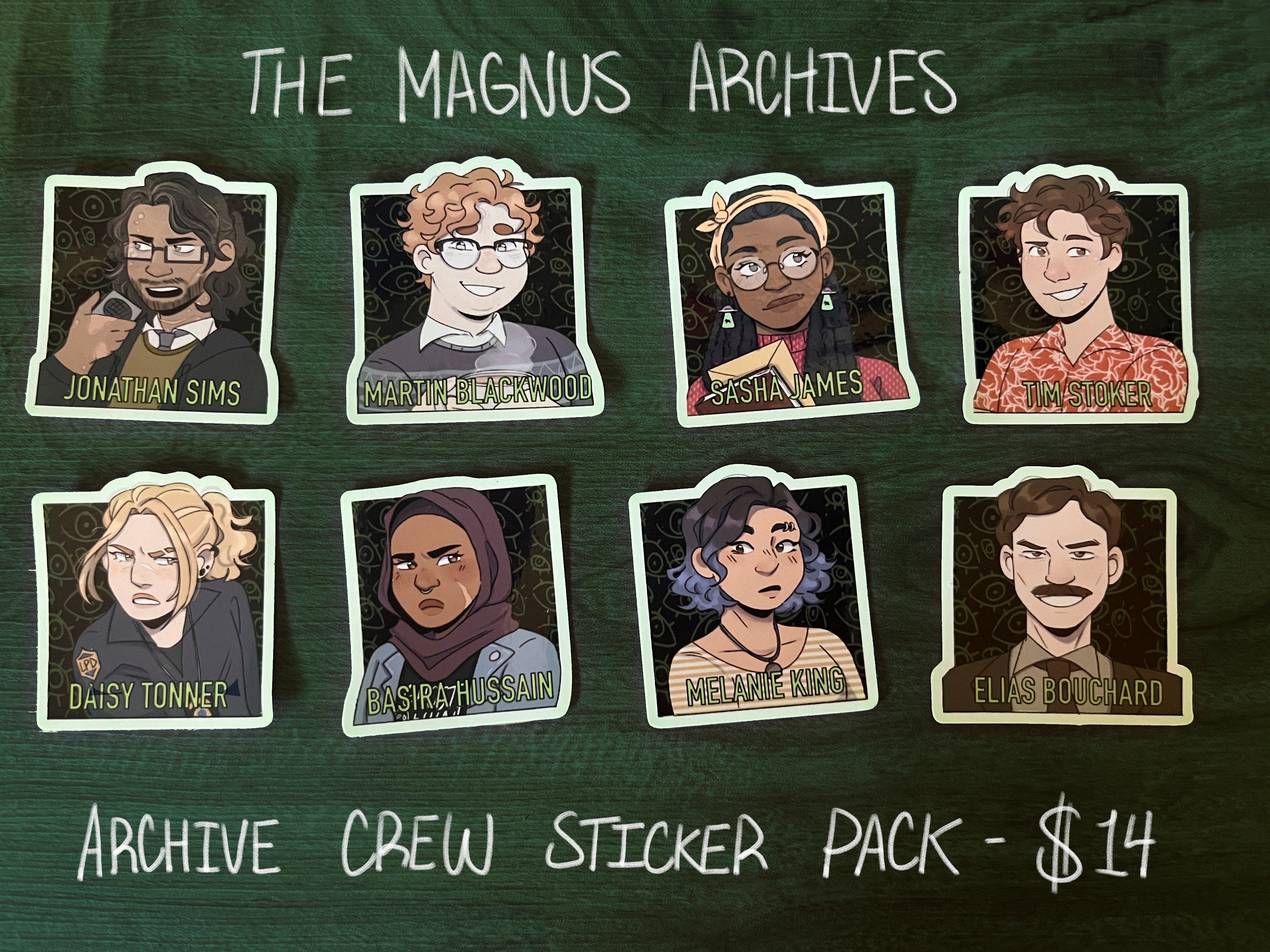 The Magnus Archives Sticker Pack - Etsy UK