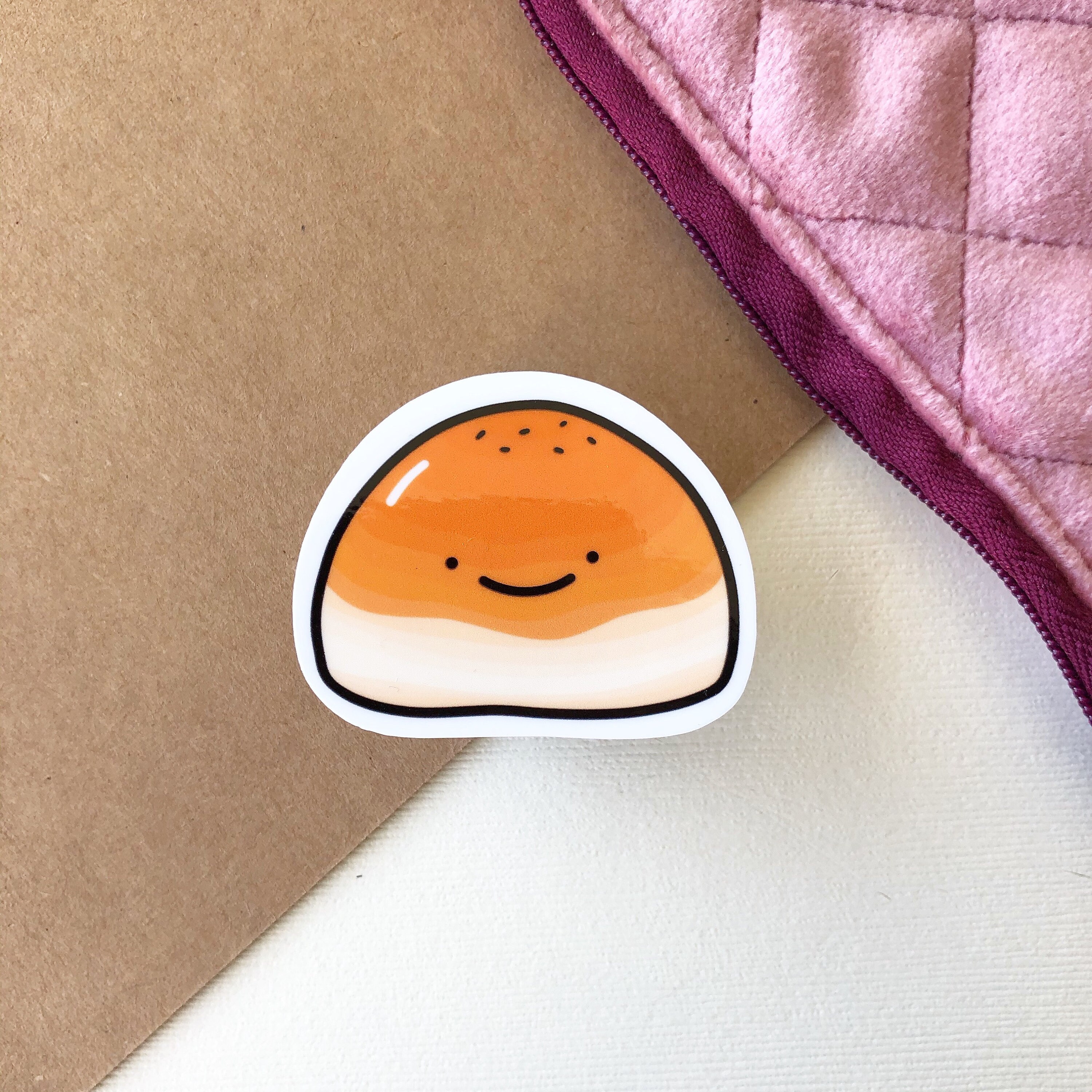 BBQ Pork Bun Sticker Pork Bun Sticker Dim Sum Sticker - Etsy