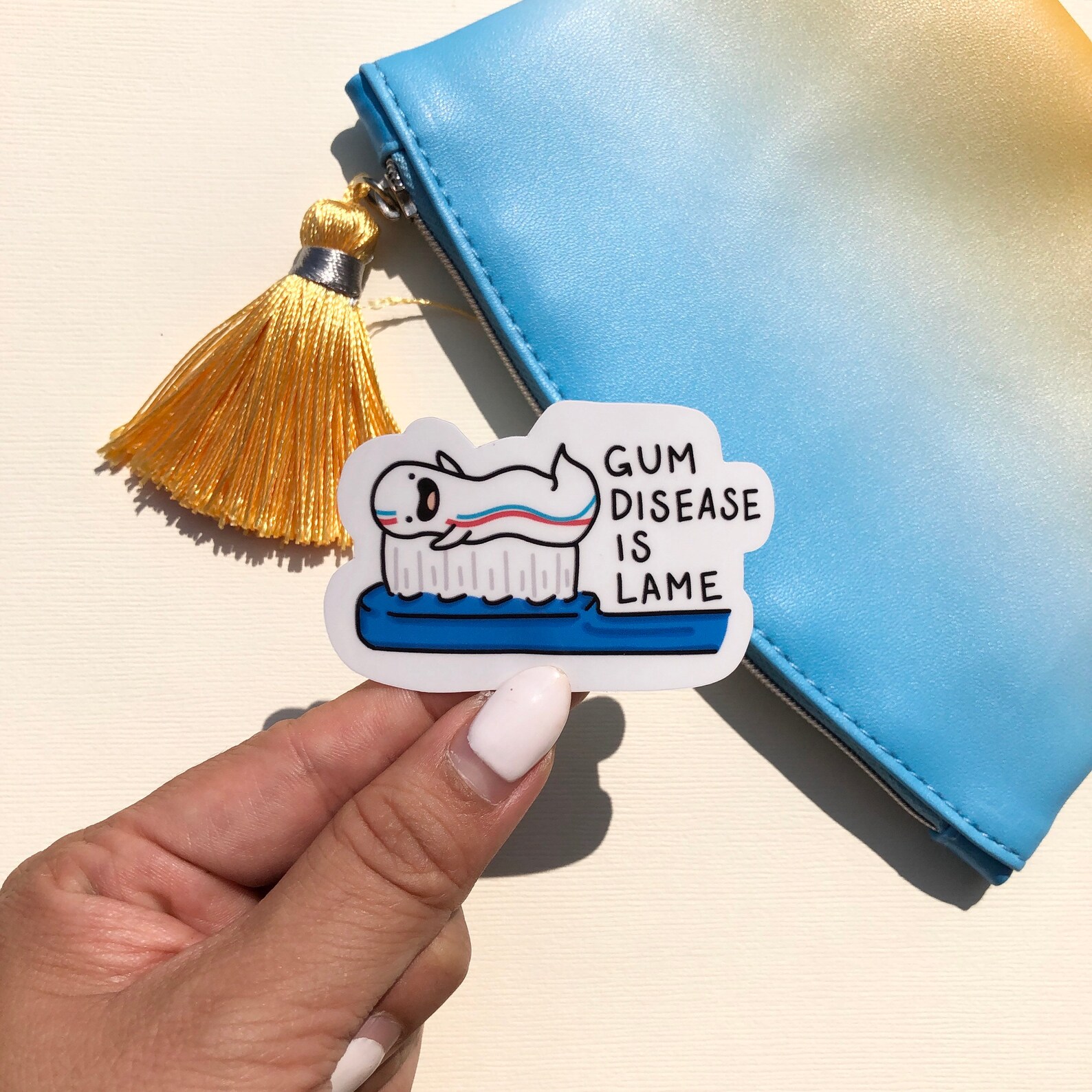 Toothpaste Sticker Toothbrush Sticker Brush Teeth Sticker - Etsy