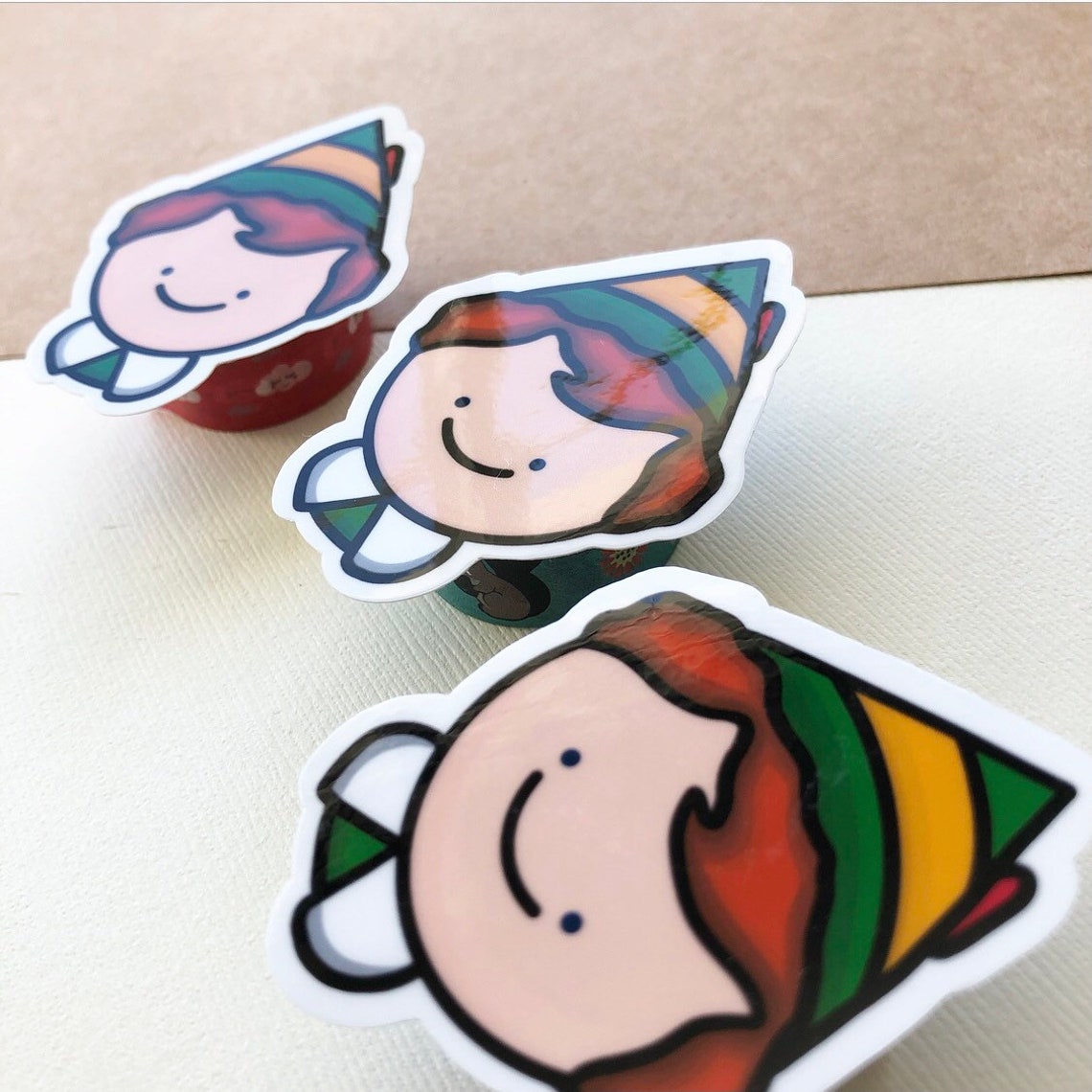 Elf Sticker Buddy Sticker Christmas Sticker Buddy the - Etsy