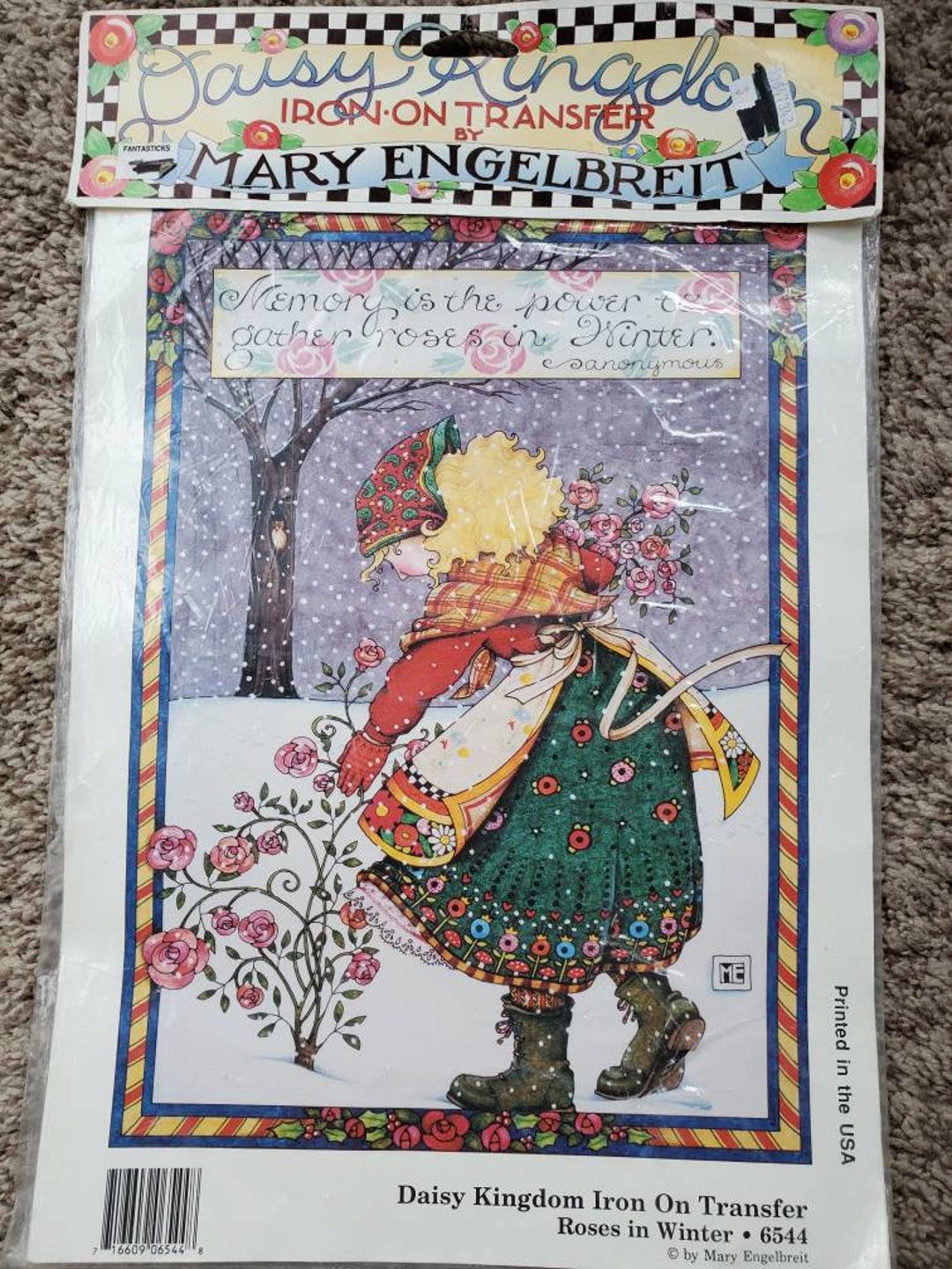Vintage Daisy Kingdom Iron on Transfer by Mary Engelbreit Roses in ...