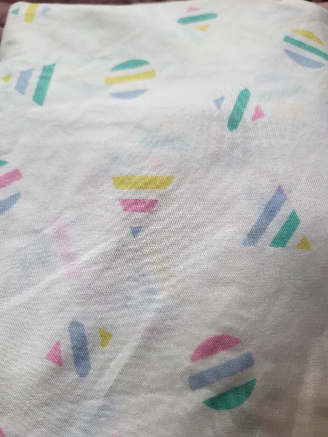 Vintage 80s/90s Baby Crib Bottom Sheet. - Etsy