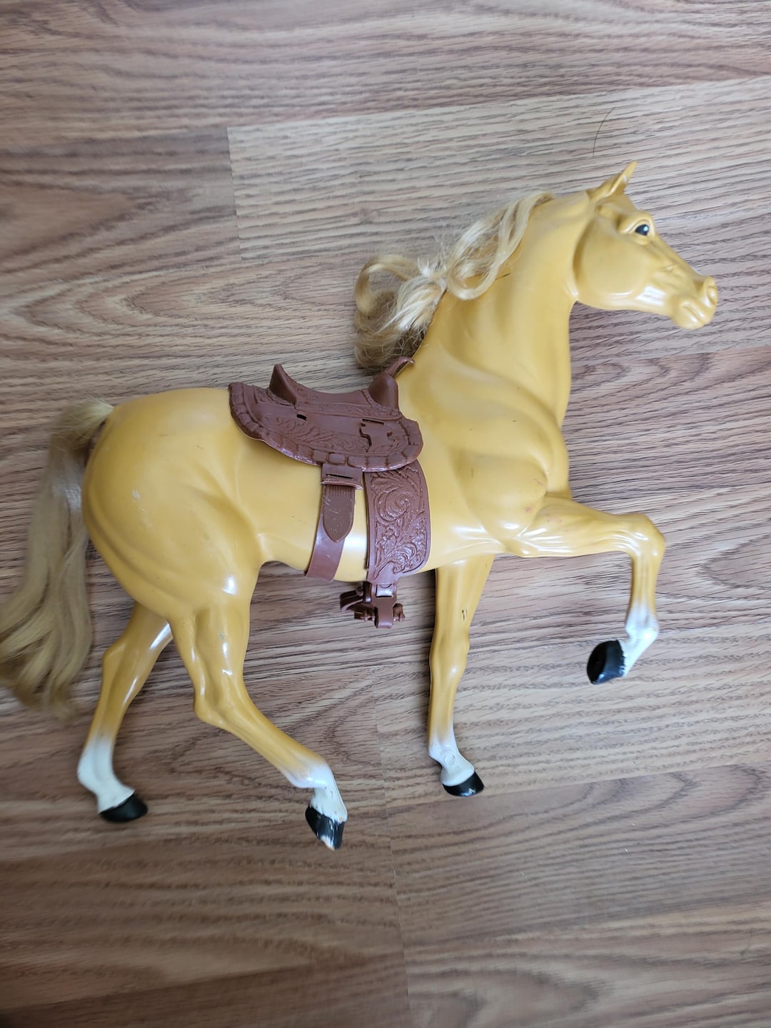 Vintage 1980 Mattel Dallas Barbie Doll's Horse With Saddle - Etsy