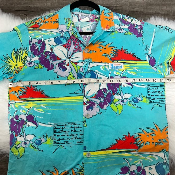 Vintage Surf Line Hawaii Original Jams Turquoise Retr… - Gem