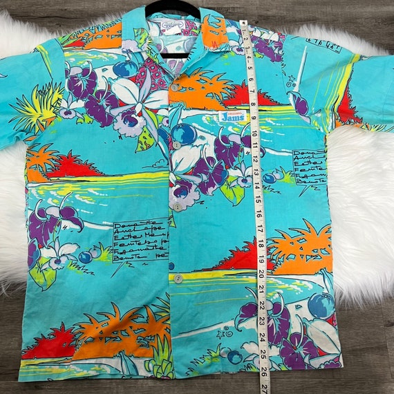 Vintage Surf Line Hawaii Original Jams Turquoise Retr… - Gem