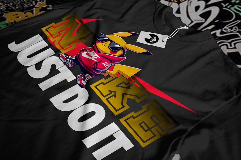 Nike Pokémon, Cartoon, PNG, DTF, Nike, 2 Files - Etsy New Zealand