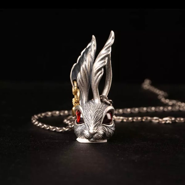 Bunny Necklace - Etsy