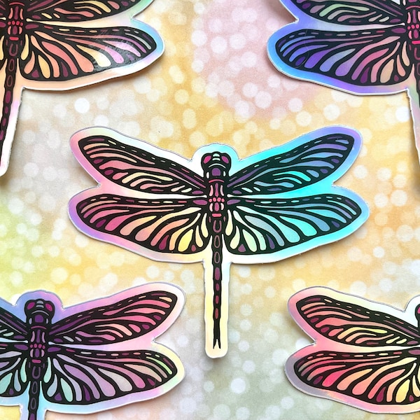 Dragonfly Sticker - Etsy