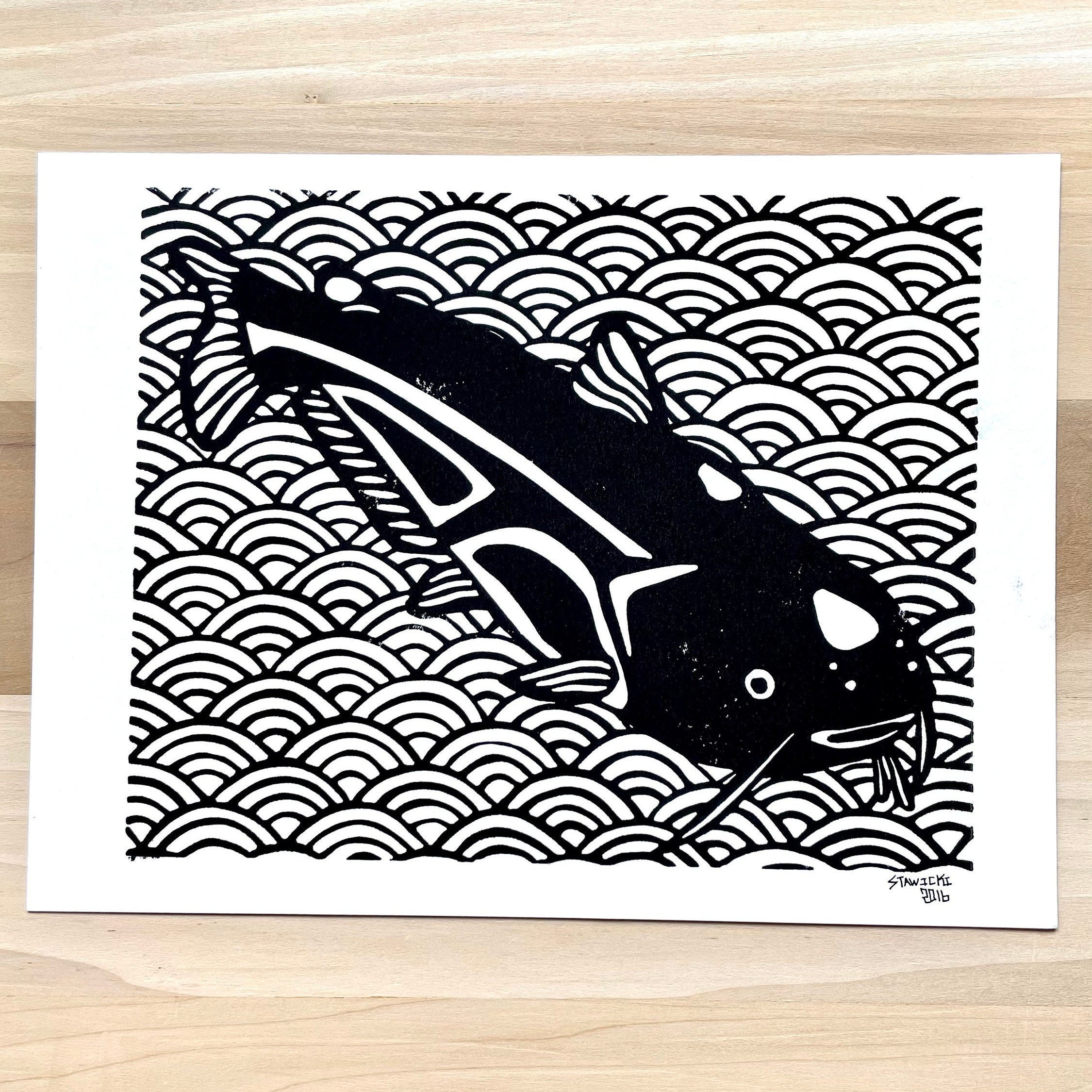 Japanese Catfish Art