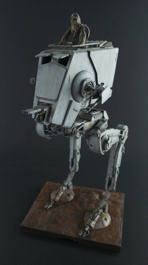 Star Wars AT-ST Model Built by Award Winning Scale Model Builder - Etsy