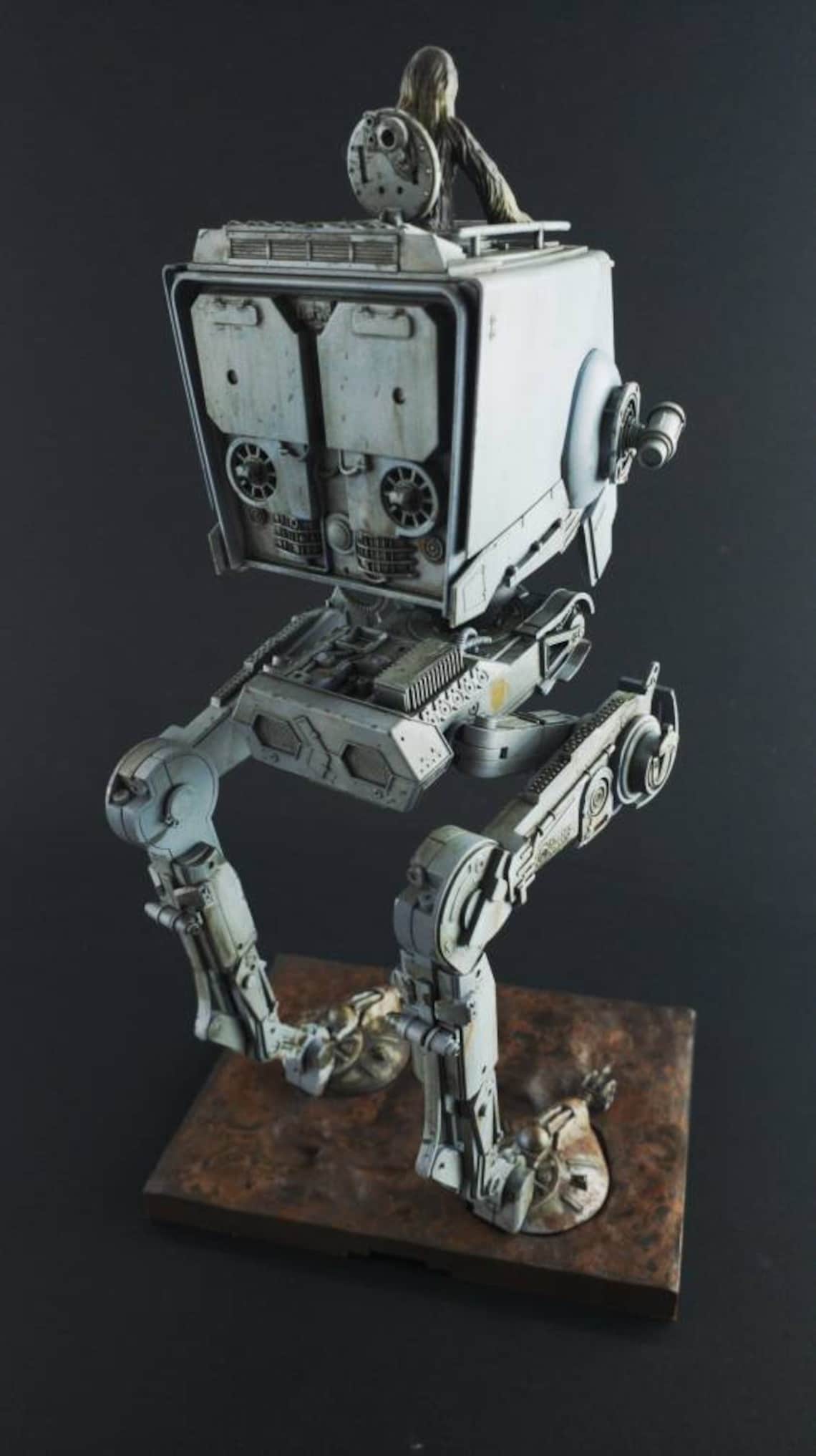 Star Wars AT-ST Model Built by Award Winning Scale Model Builder - Etsy