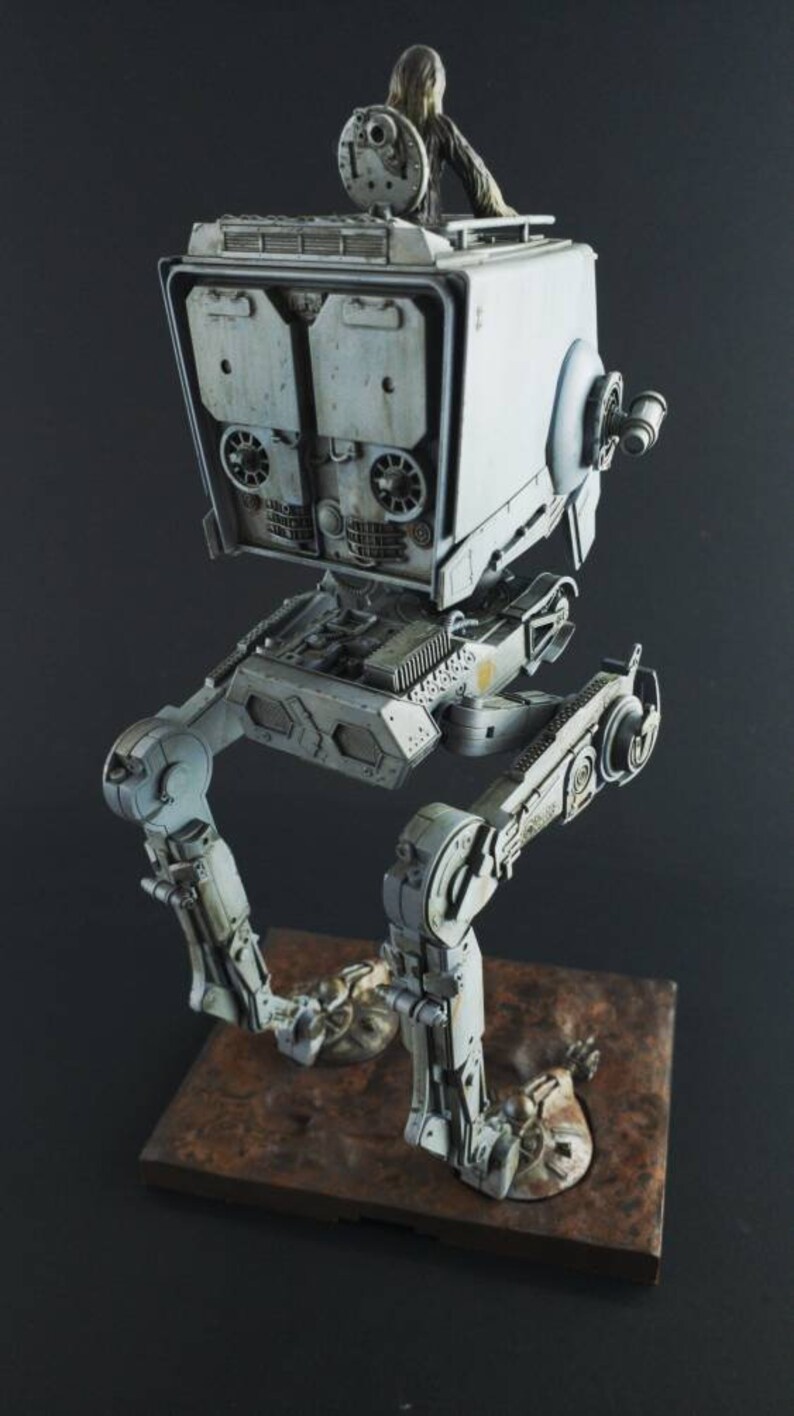 Star Wars AT-ST Model Built by Award Winning Scale Model Builder - Etsy