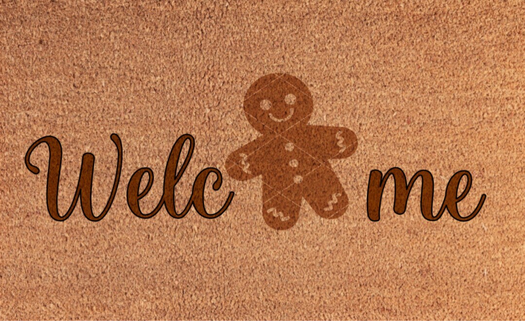 Gingerbread Chrismtas Doormat - Etsy