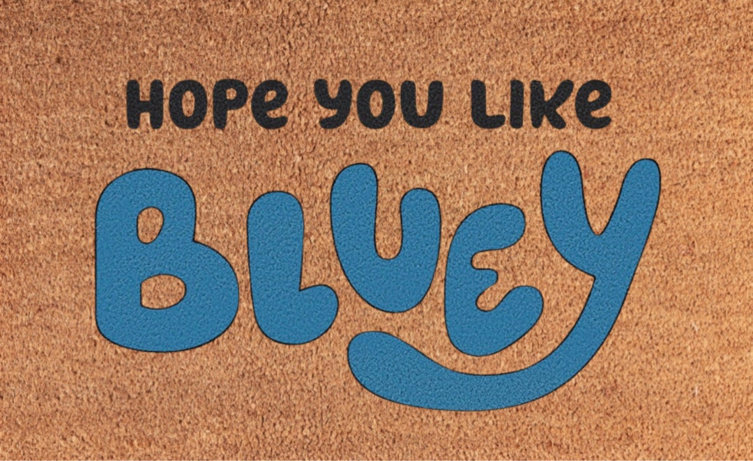 Bluey Doormat - Etsy