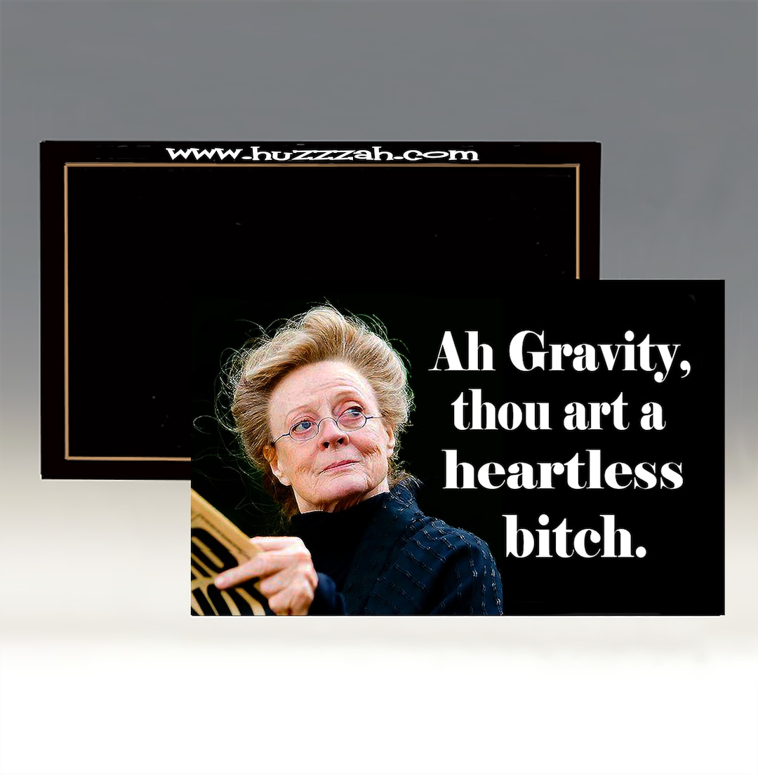 Magnet - Ah Gravity, Thou Art a Heartless Bitch; Sarcastic Refrigerator ...