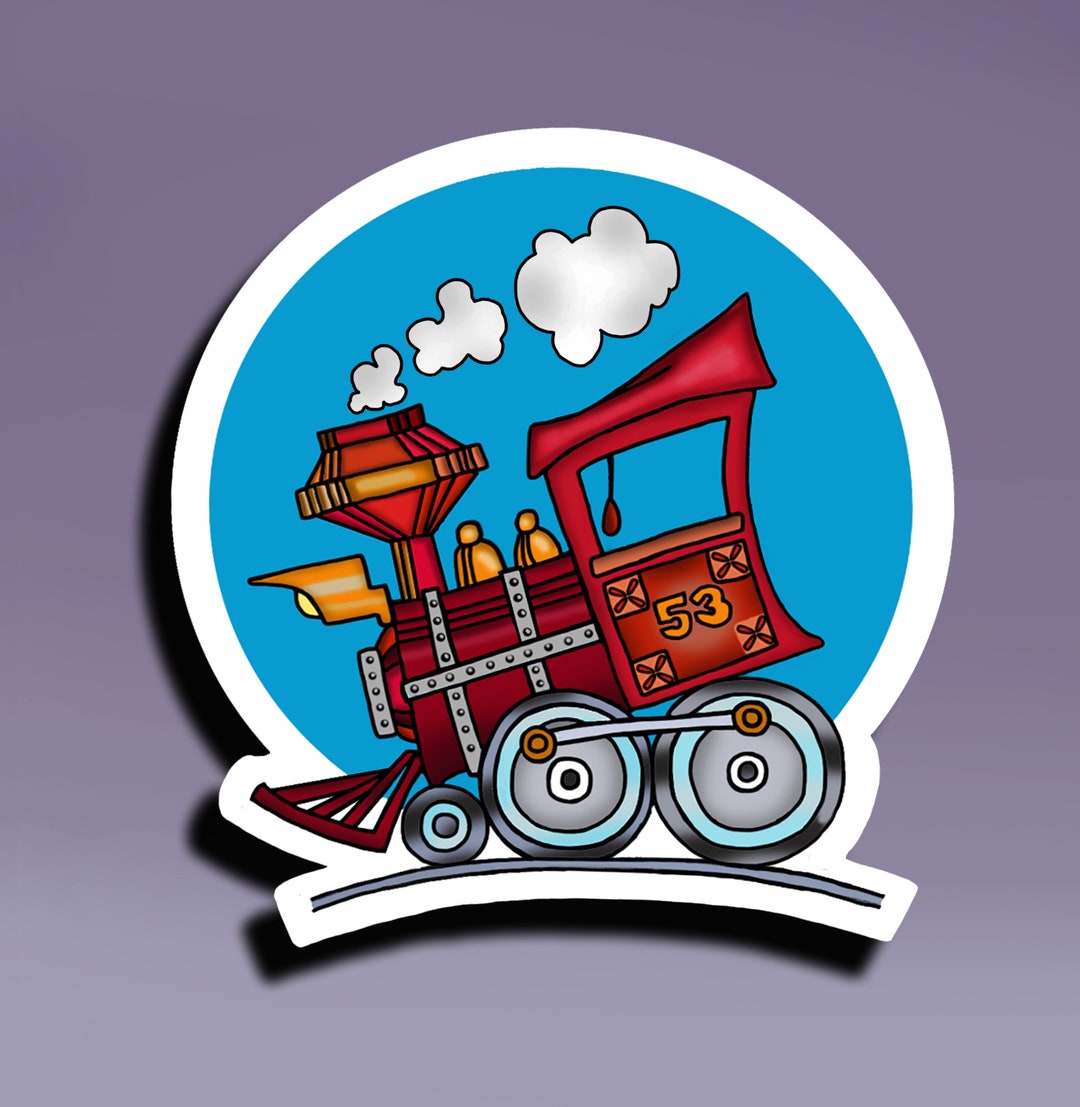 Sticker - the Little Engine That Did; Train Sticker; Locomotive Sticker ...