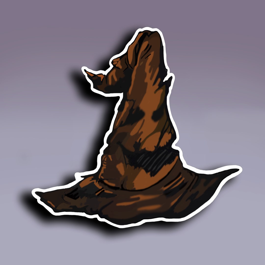 Sticker - the Sorting Hat; the Sorting Hat Sticker; Magical Hat - Etsy