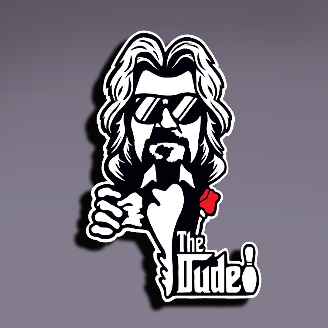The Dude Sticker the Big Lebowski Sticker the Day of the Dude Sticker ...