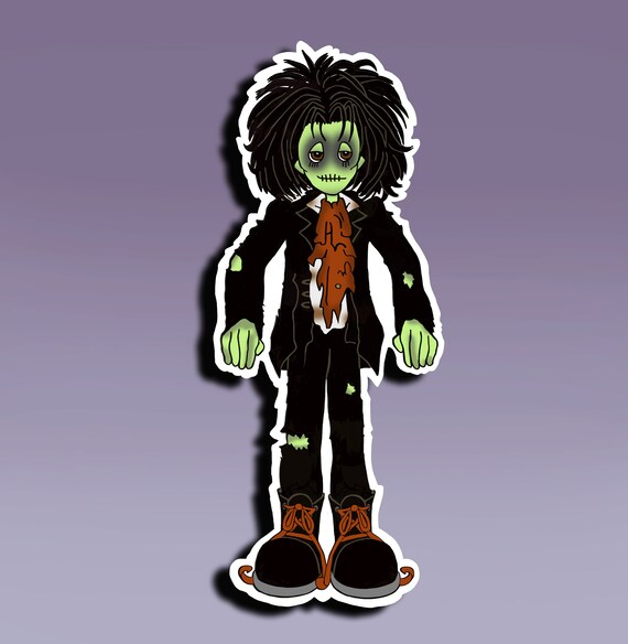 Sticker Billy Butcherson Billy Hocus Pocus Sticker Walking | Etsy