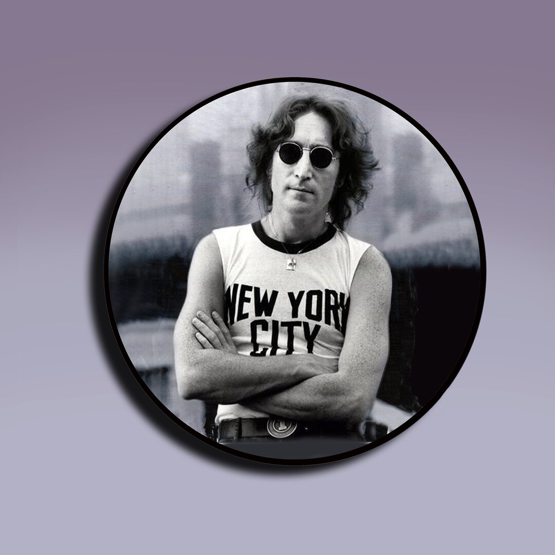 Car Decal - John Lennon in New York; John Lennon Car Decal; Beatles Car ...