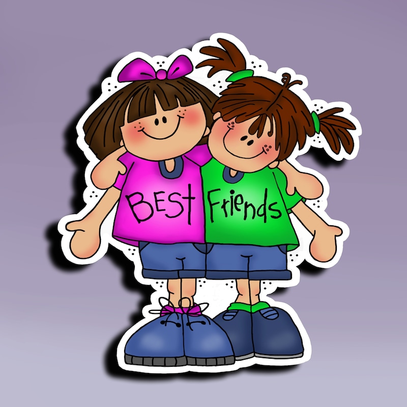 Best Friend Sticker - Etsy