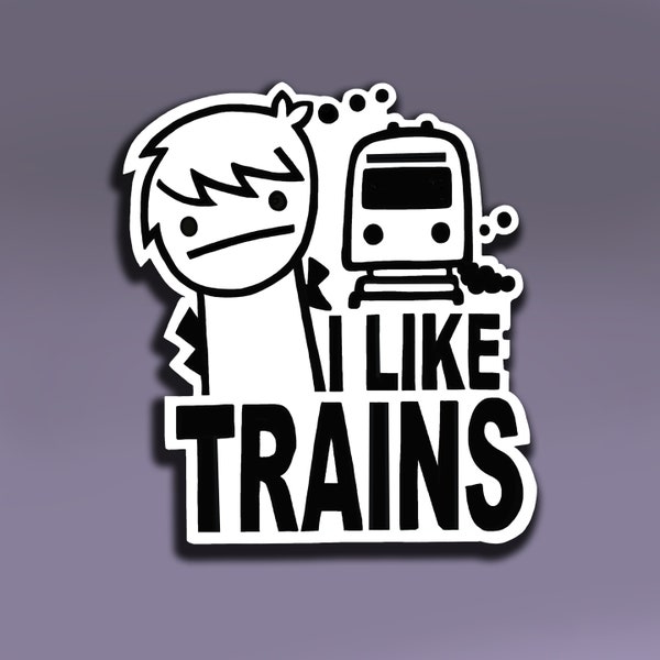 Train Sticker - Etsy