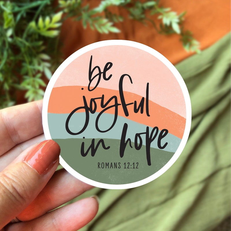 Be Joyful in Hope - Etsy