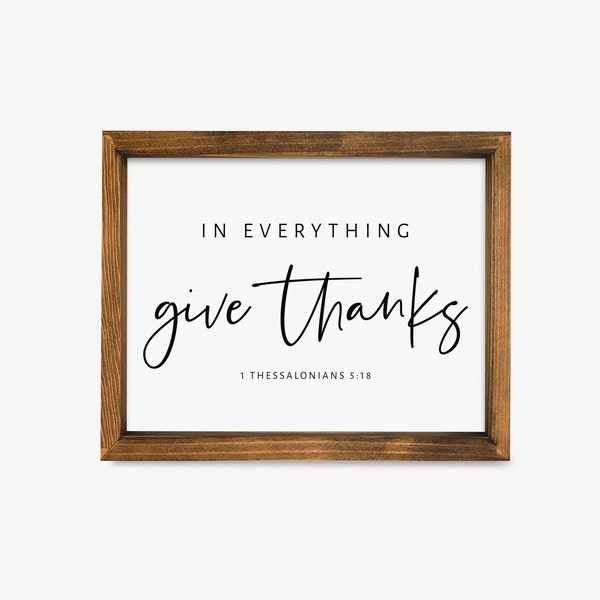 Give Thanks Sign - Etsy