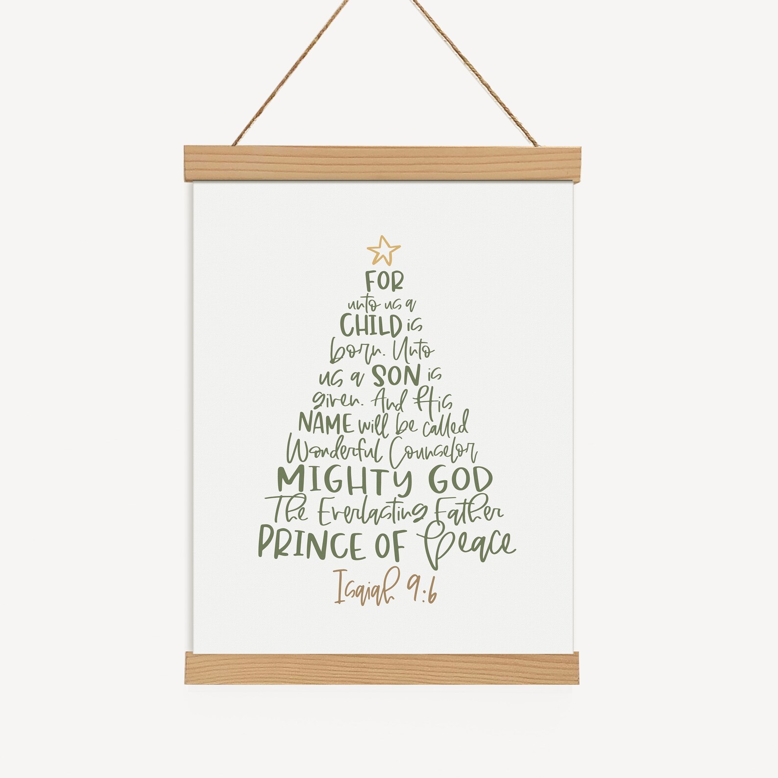 For Unto Us A Child is Born, Christmas Tree Word Art, Christmas Song ...