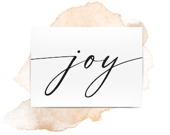 Joy Word Wall Art - Etsy