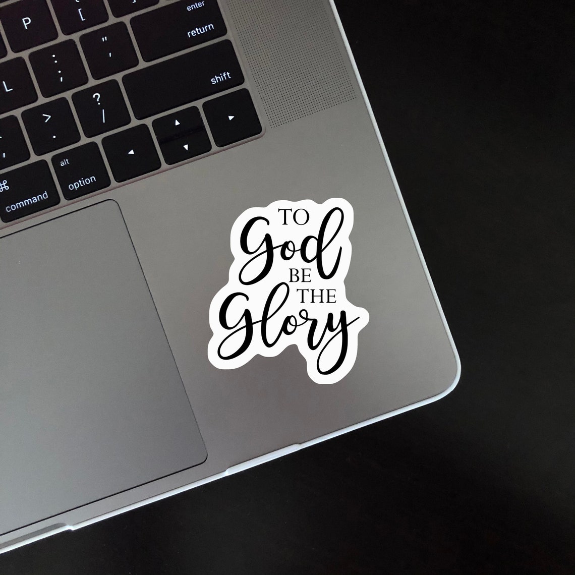 To God Be the Glory Sticker, Bible Vinyl Sticker, Christian Vinyl ...