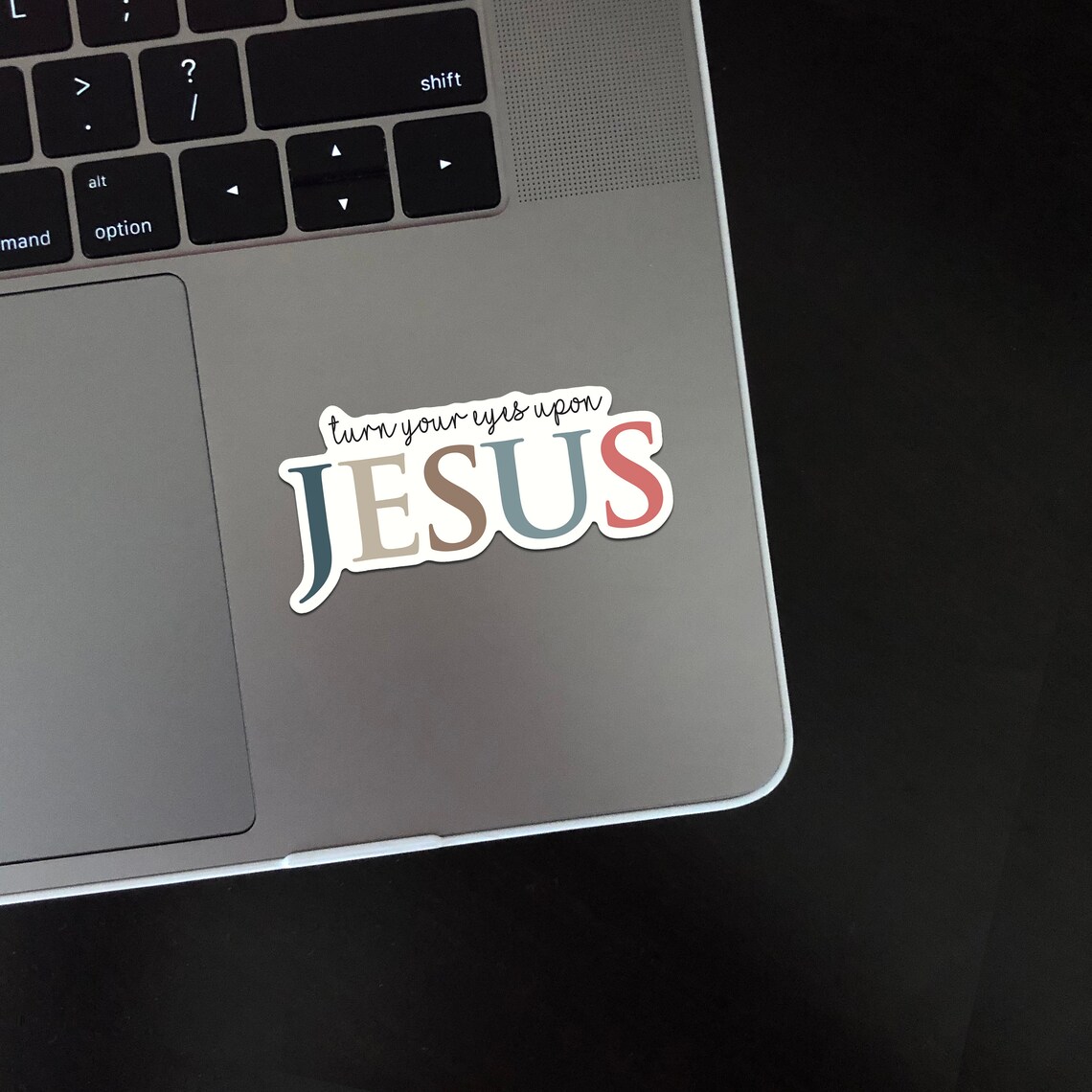 Turn Your Eyes Upon Jesus Vinyl Sticker, Jesus Sticker, Faith Decal ...