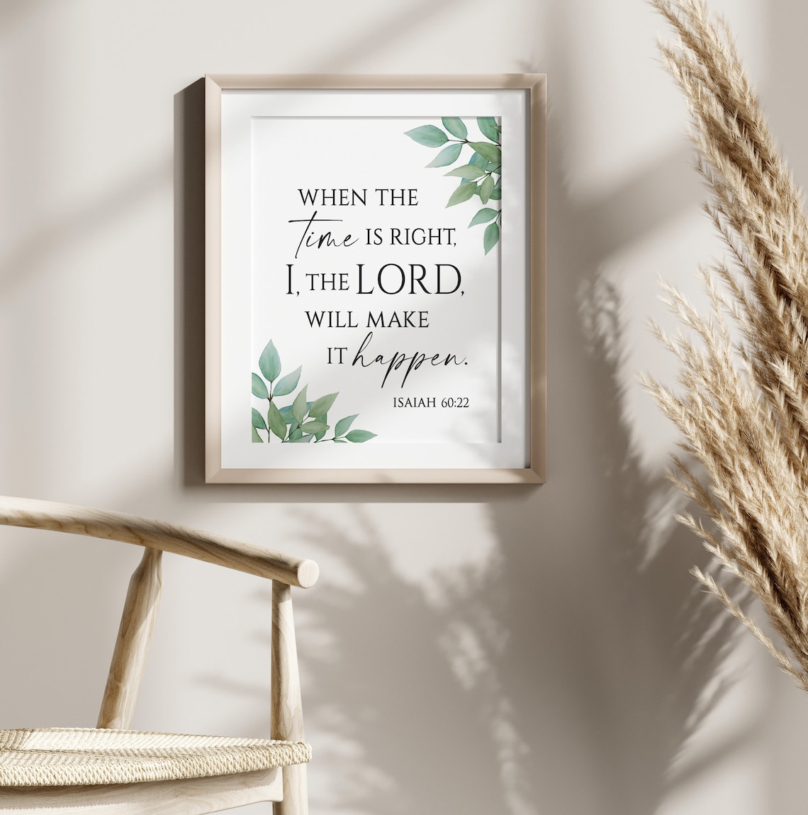 When the Time is Right I the Lord Will Make It Happen Digital Download ...