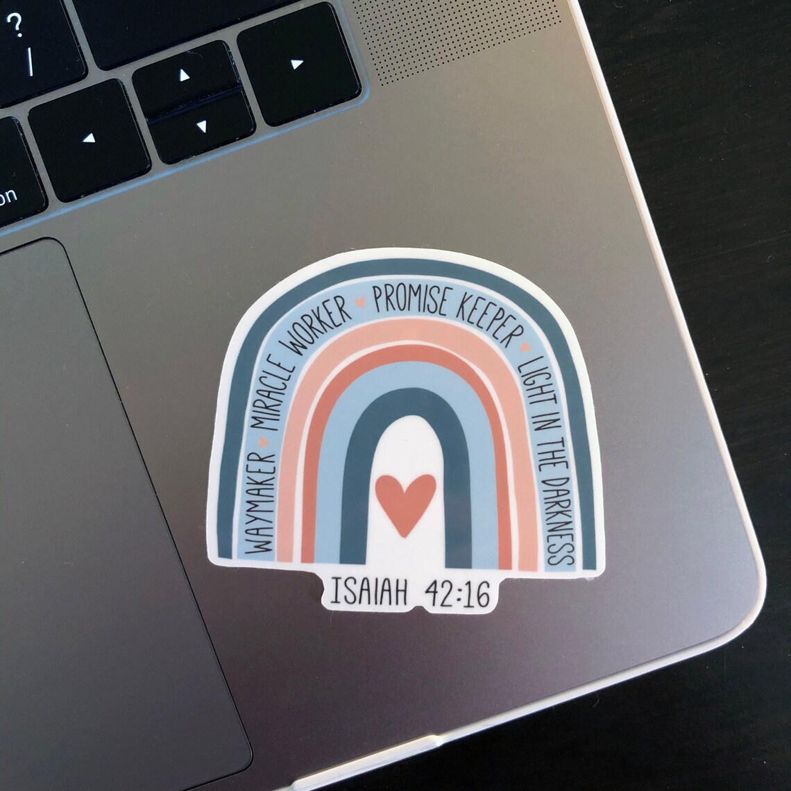 Waymaker Vinyl Sticker Isaiah 42:6 Rainbow Sticker Miracle - Etsy