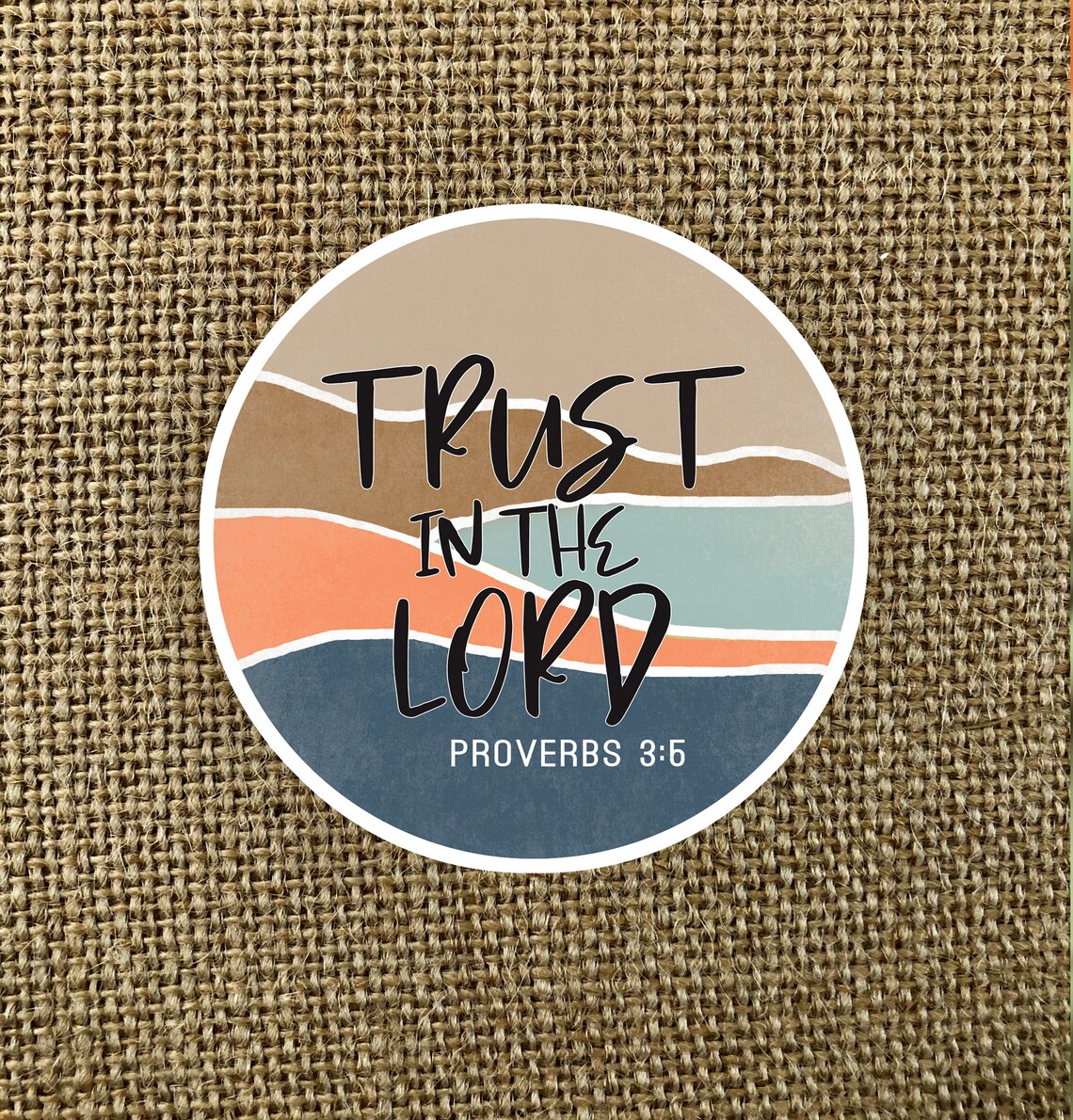 Trust in the Lord Sticker Jesus Sticker Boho Mountains - Etsy