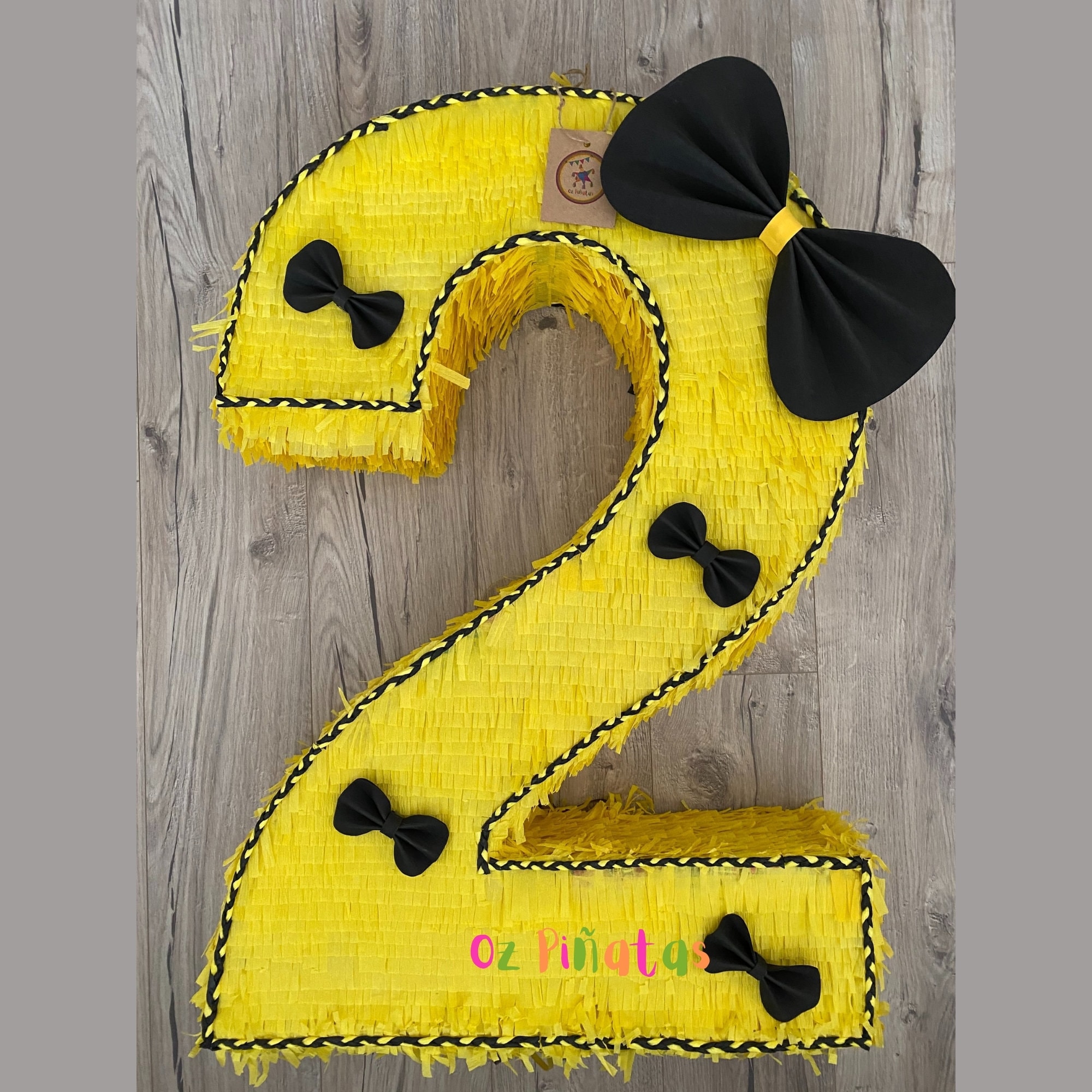 Emma Wiggles Inspired Number Pinata — Oz Pinatas