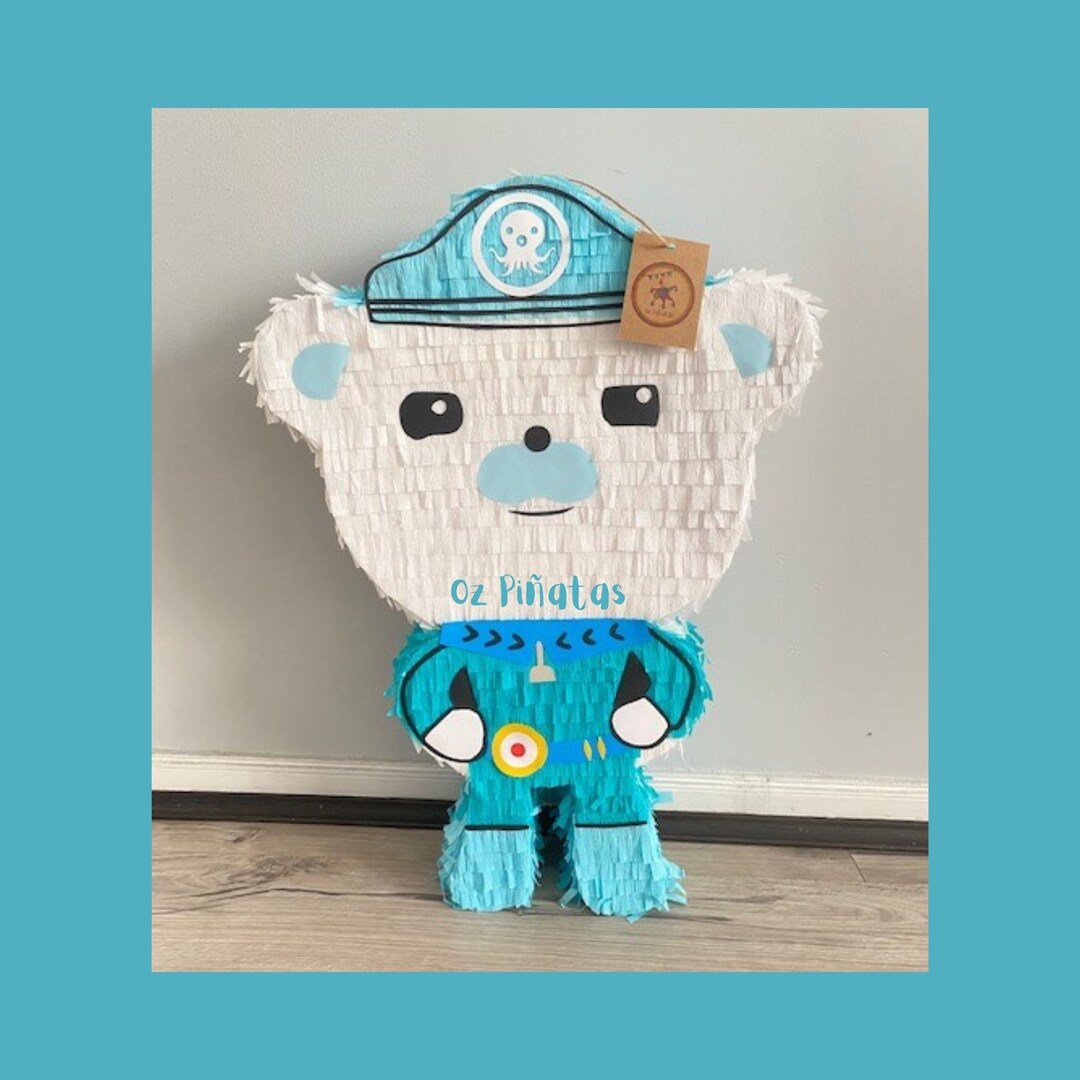 Captain Barnacles Octonauts Inspired Pinata Polar Bear - Etsy