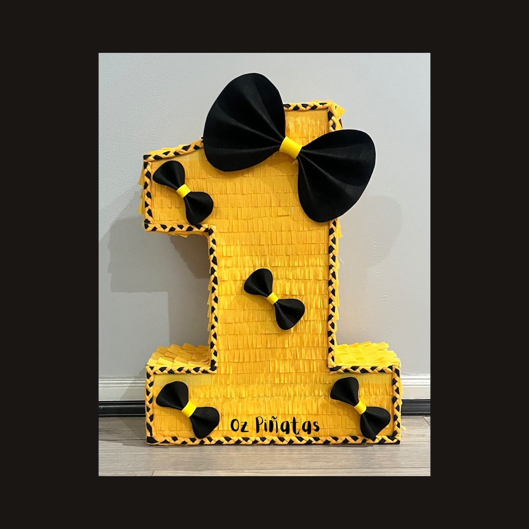 Beautiful Emma Wiggles Inspired Pinata Choose Your Number - Etsy