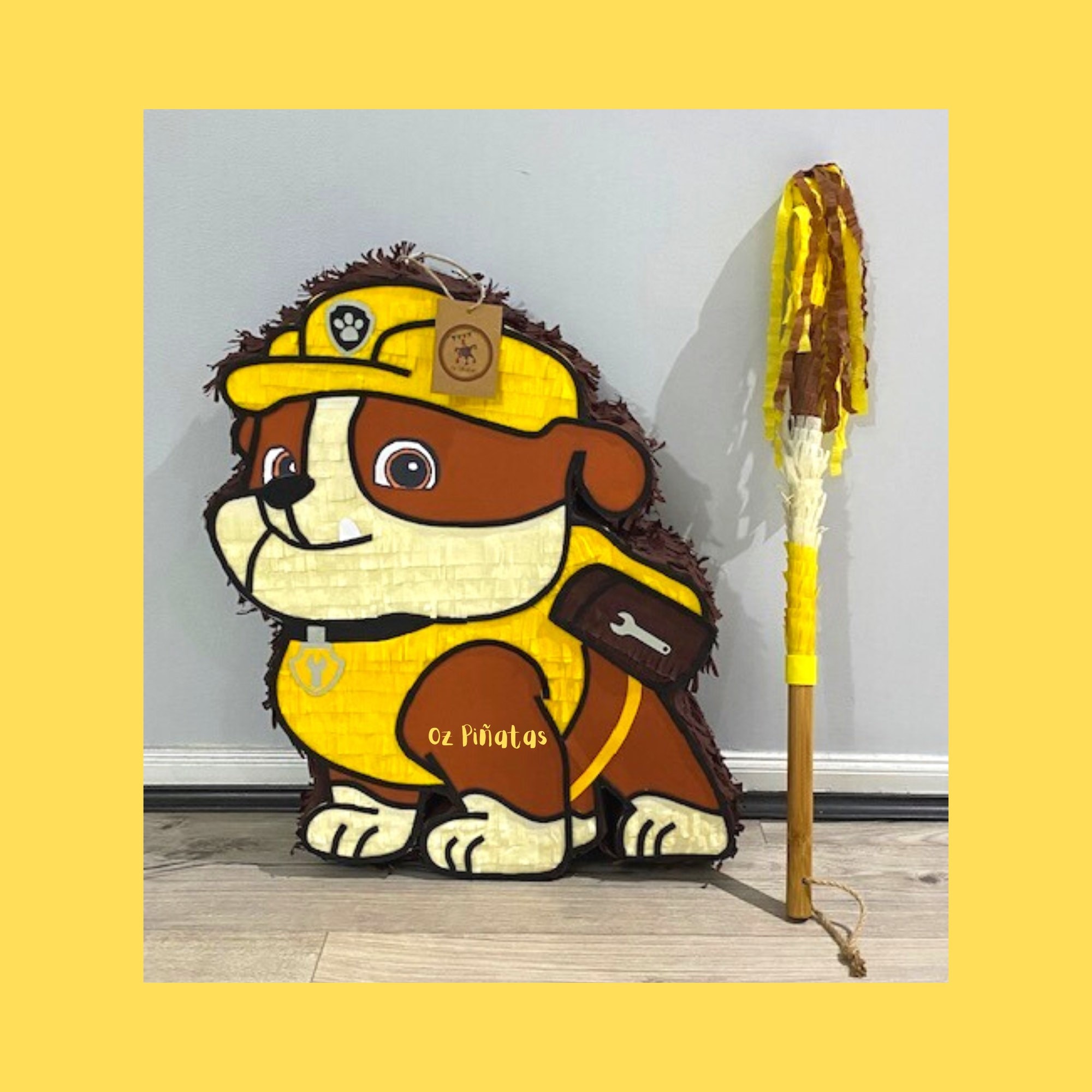 Rubble Paw Patrol Pinata — Oz Pinatas
